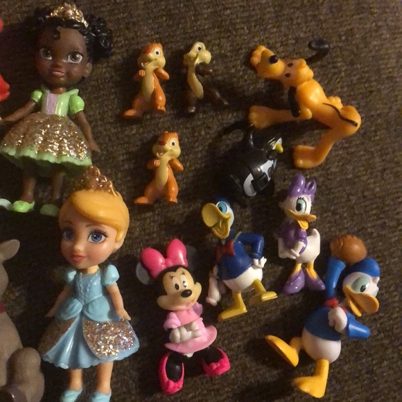 Disney | Toys | Disney Character Figurines Lot Princesses Frozen Donald ...